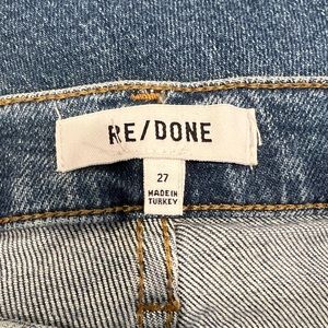 Re/Done | Jeans | Redone 9s High Rise Ankle Crop Jeans In Dusk Destroy ...